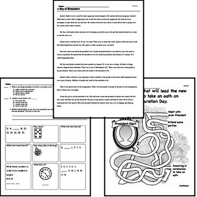 Inauguration Day 2021 K-6 Activities | Free PDF Printables | edHelper.com
