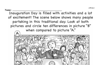Inauguration Day 2021 K-6 Activities | Free PDF Printables | edHelper.com
