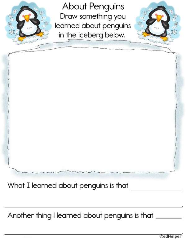 Draw and Tell: All About Penguins