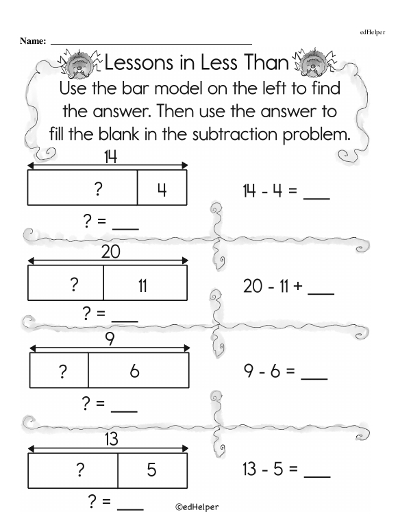 Addition and Subtraction Facts to 20 (Math Chapter Workbook)