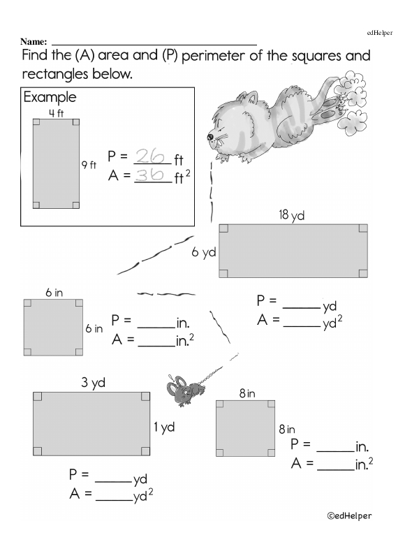 Area and Perimeter - Mastering Measurements (Math Chapter Workbook)