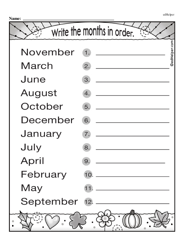 Calendar and Time (Math Chapter Workbook)