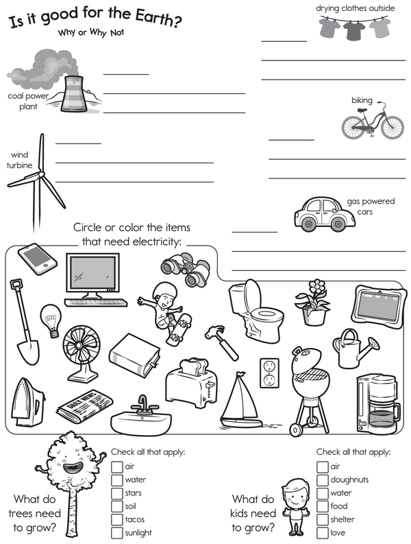 Earth Smart Kids: Helping Our Planet Workbook
