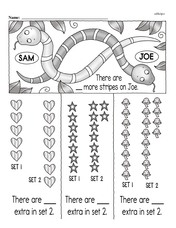 Comparing Sets (Math Chapter Workbook)