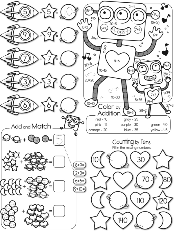 Numbers in Action: Fun with Math - Add and Subtract, Count Forward and ...