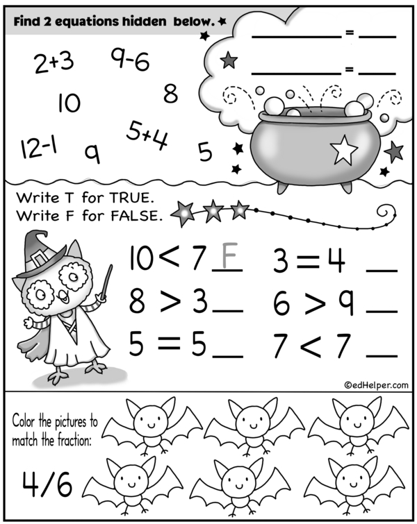 Numbers Sleuth: Halloween Puzzles Galore Workbook