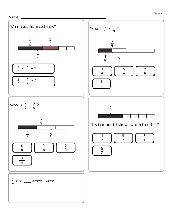 Foundational Understanding of Fractions (Math Chapter Workbook)