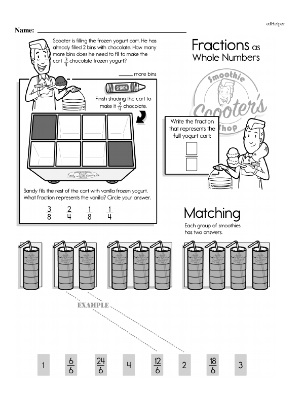 Foundational Understanding of Fractions (Math Chapter Workbook)
