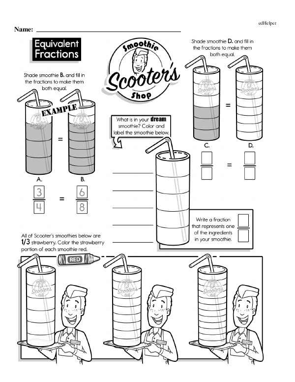 Foundational Understanding of Fractions (Math Chapter Workbook)