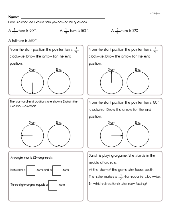 Geometry - Angles (Math Chapter Workbook)