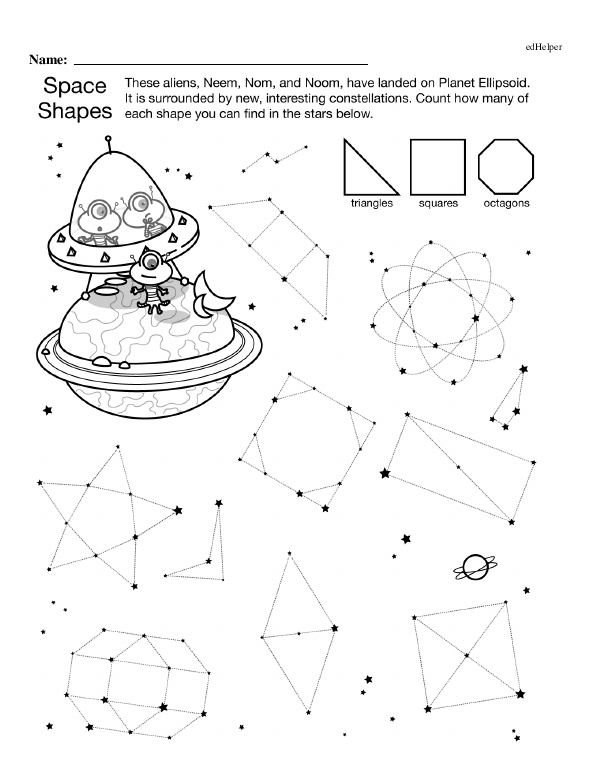 Identifying Shapes and Completing Patterns (Math Chapter Workbook)
