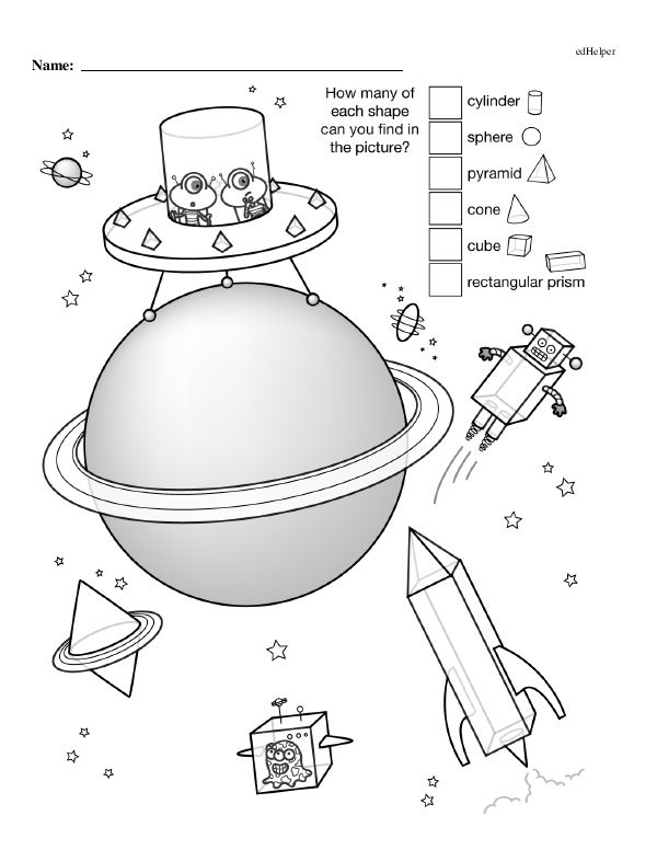 Identifying Shapes and Completing Patterns (Math Chapter Workbook)