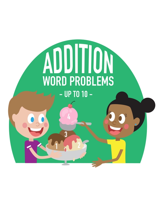 Addition Word Problems: Counting Scoops of Ice Cream Workbook