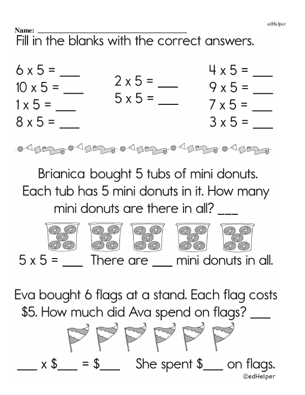 Mental Math with Multiplication (Math Chapter Workbook)