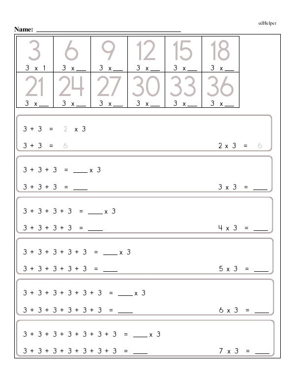 Multiplication and Division (Math Chapter Workbook)