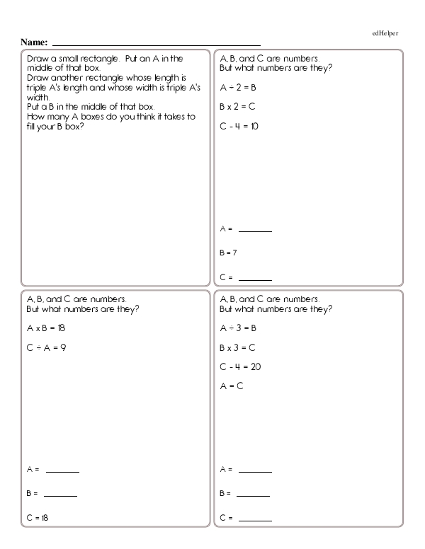 Multiplication and Division (Math Chapter Workbook)