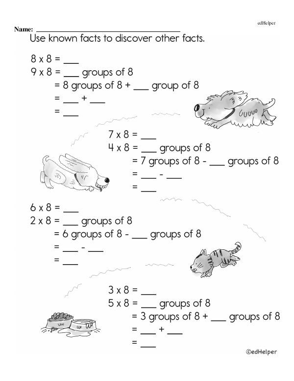 Multiplication and Mental Math (Math Chapter Workbook)