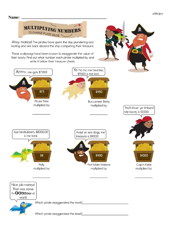 Numbers to 10,000 (Math Chapter Workbook)