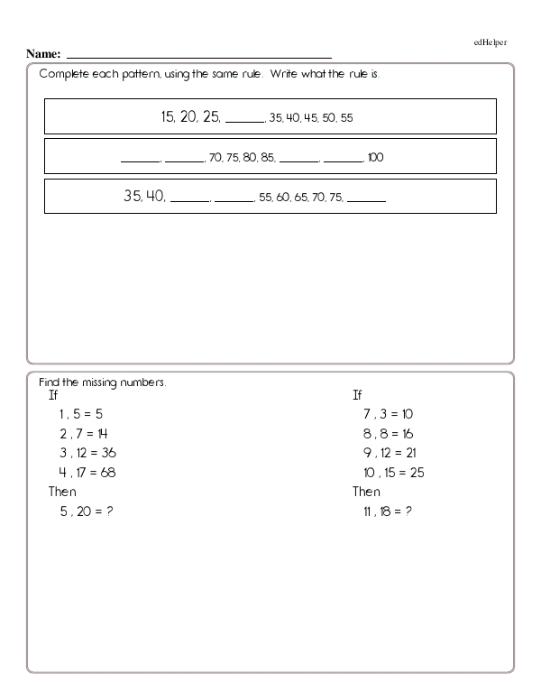 Numbers to 10,000 (Math Chapter Workbook)