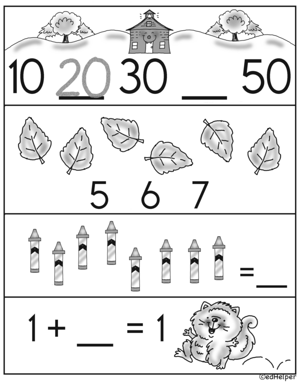 Math at Play: Count, Add, and Subtract Workbook