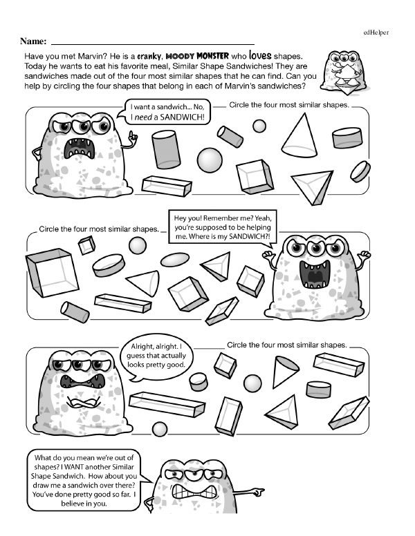 Shapes and Patterns (Math Chapter Workbook)