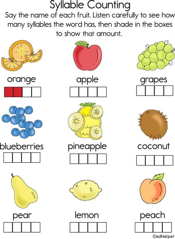 Syllable Catchers: A Fruity Challenge