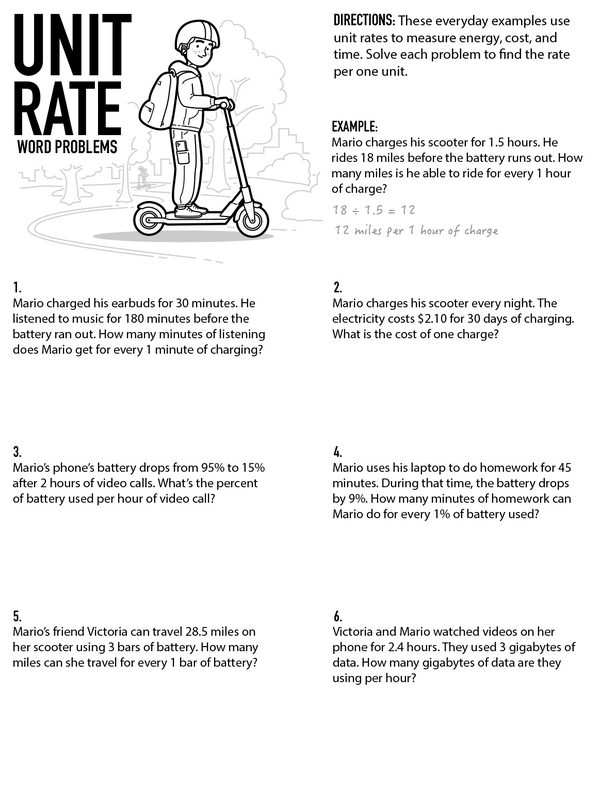 Power Up: Division Word Problems