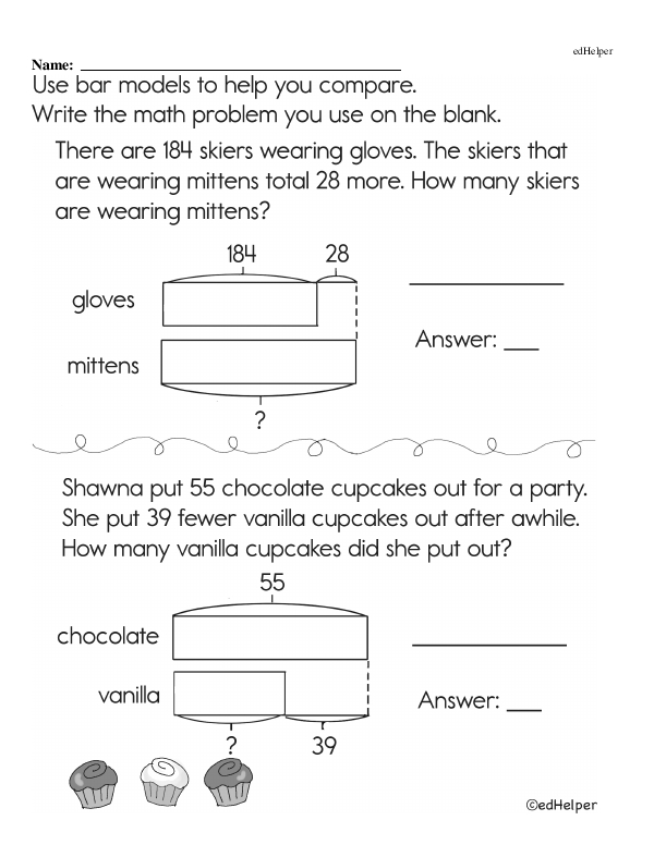 Using Bar Models to Solve Addition and Subtraction Problems (Math ...