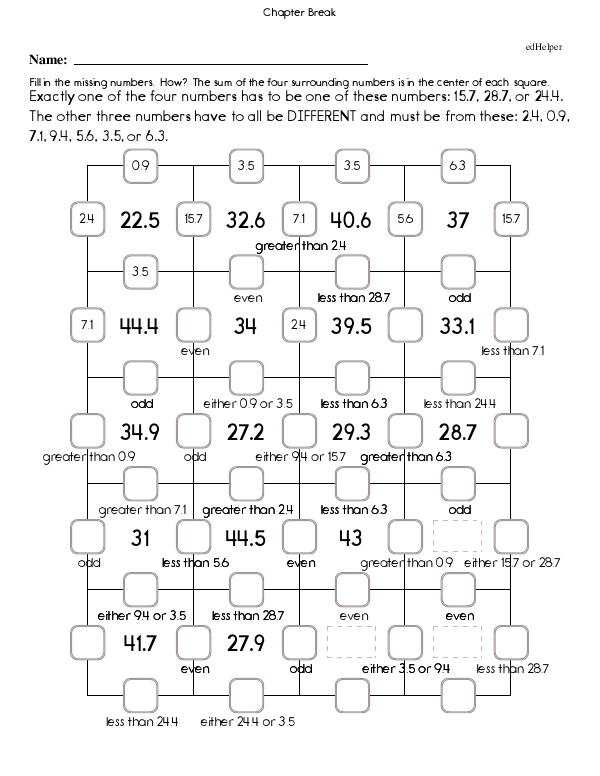 Whole and Prime Numbers (Math Chapter Workbook)