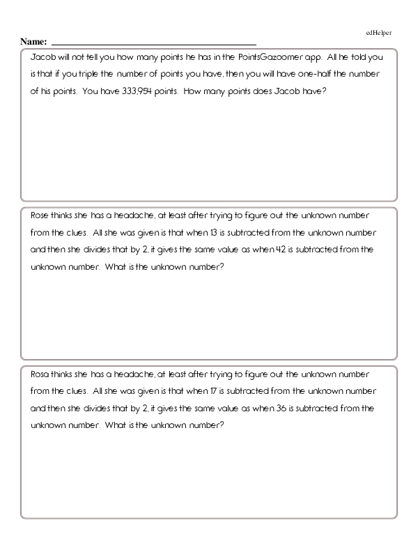 Whole Number Multiplication and Division (Math Chapter Workbook)