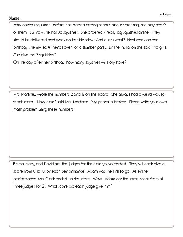Whole Numbers - Multiplication and Division (Math Chapter Workbook)